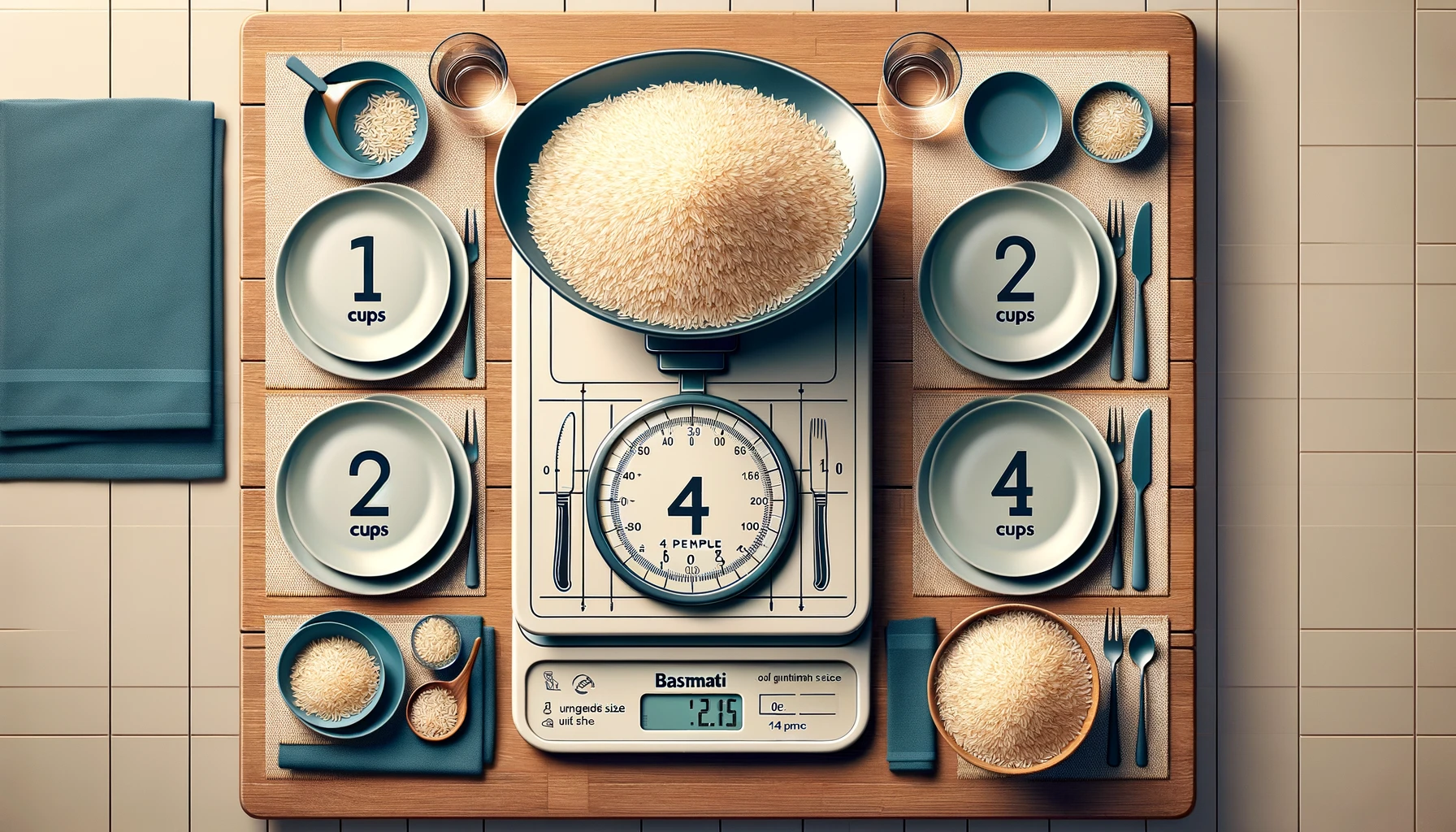 How Many Cups of Basmati Rice for 4 People?