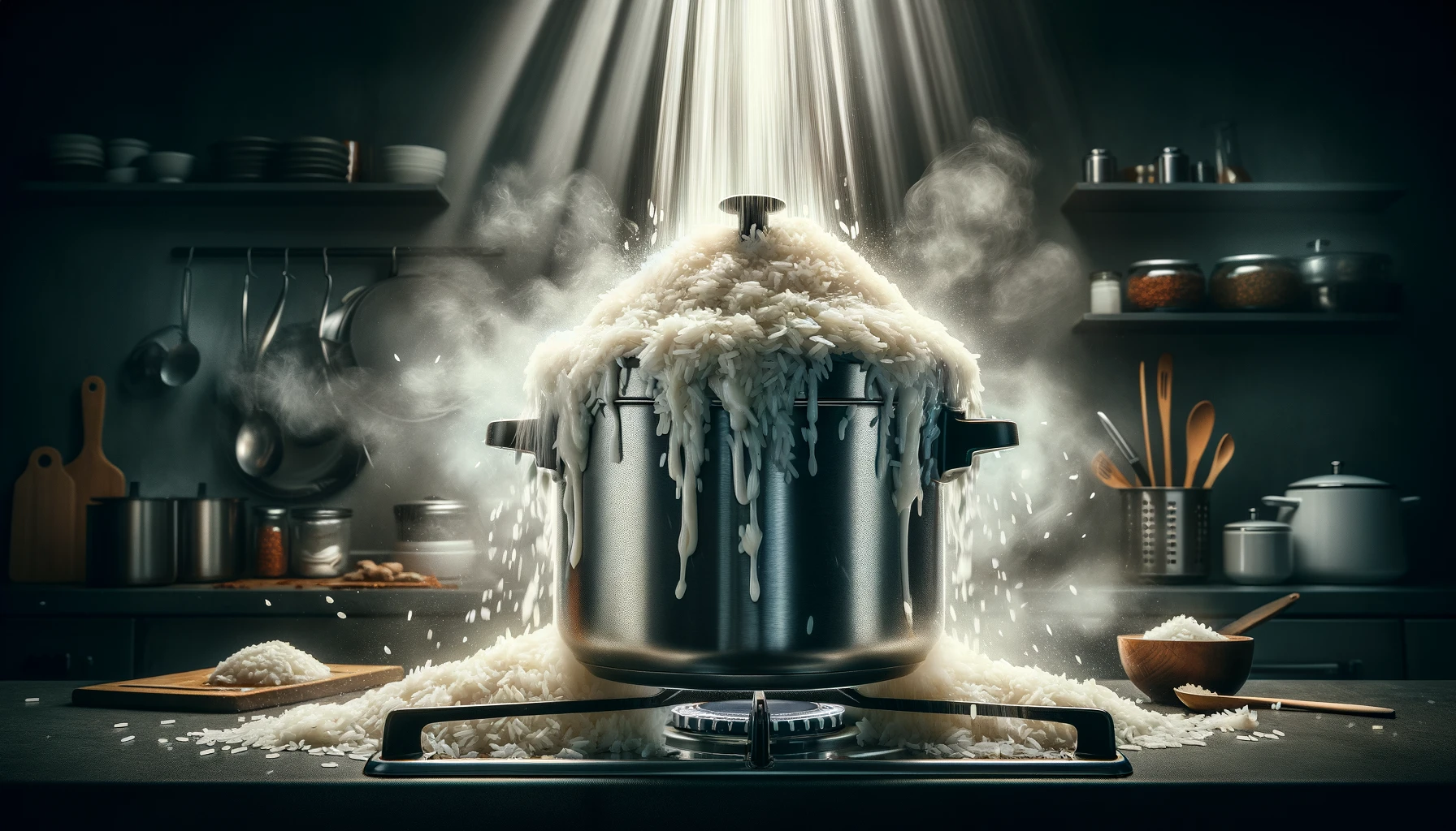 Why Do Rice Spill Over In Pressure Cooker?