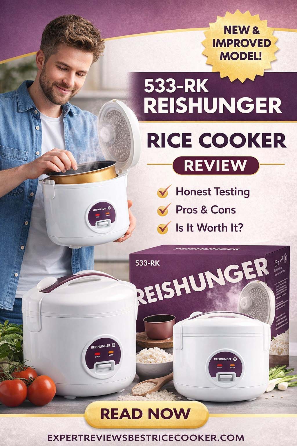 533-RK Reishunger Rice Cooker Review: Expert Analysis