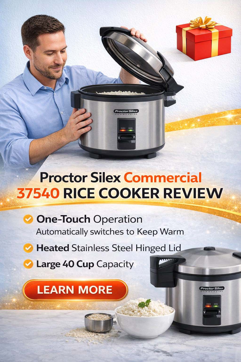 Proctor Silex Commercial 37540 Rice Cooker Review