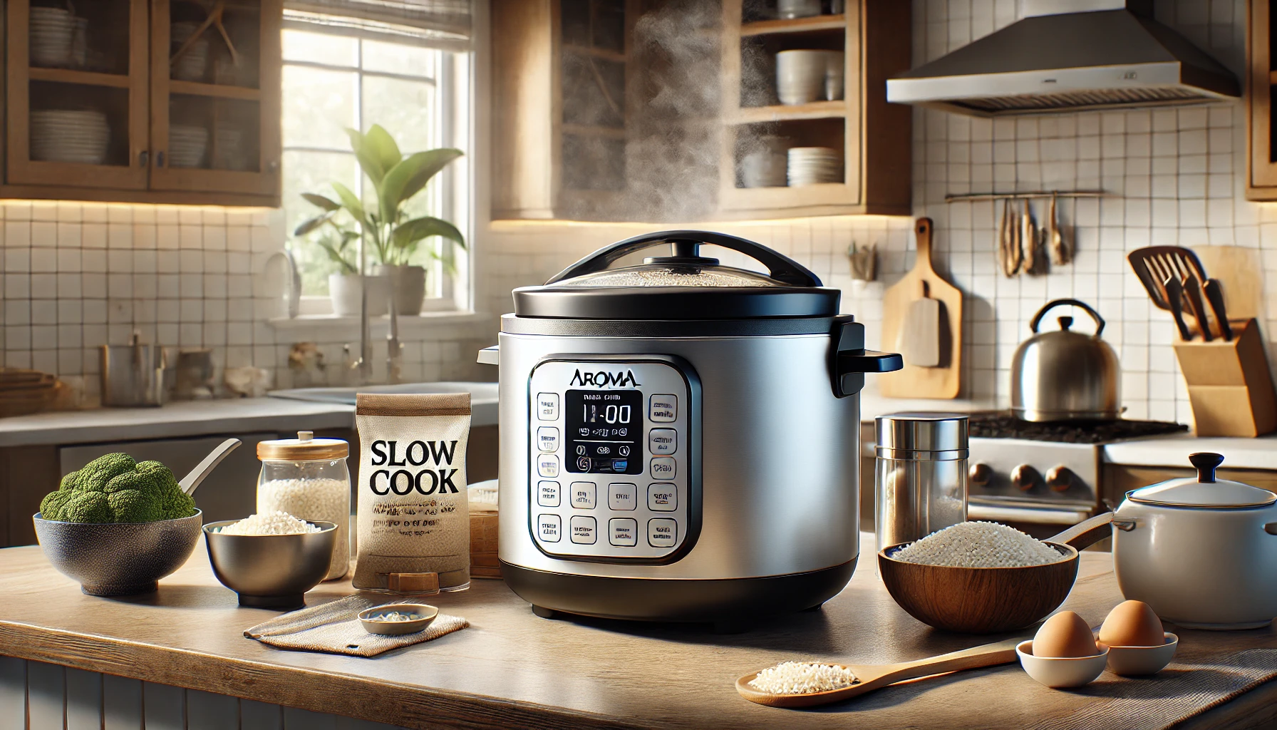 Does The Aroma Rice Cooker Slow Cook On High Or Low?