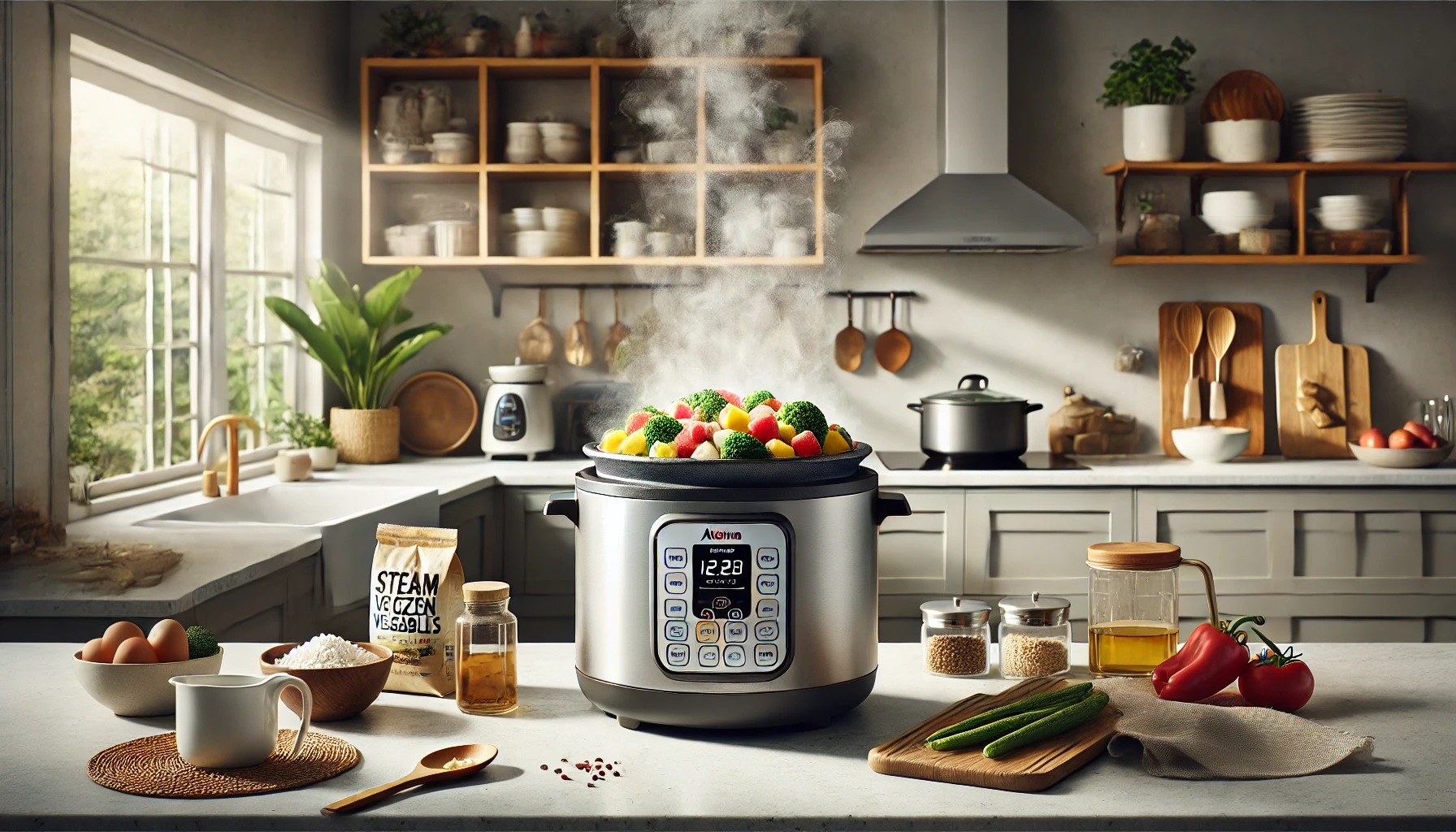 How Do You Steam Frozen Vegetables In An Aroma Rice Cooker