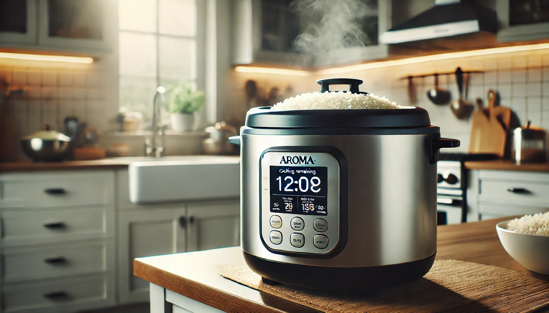 How Long Does An Aroma Rice Cooker Take To Cook Rice