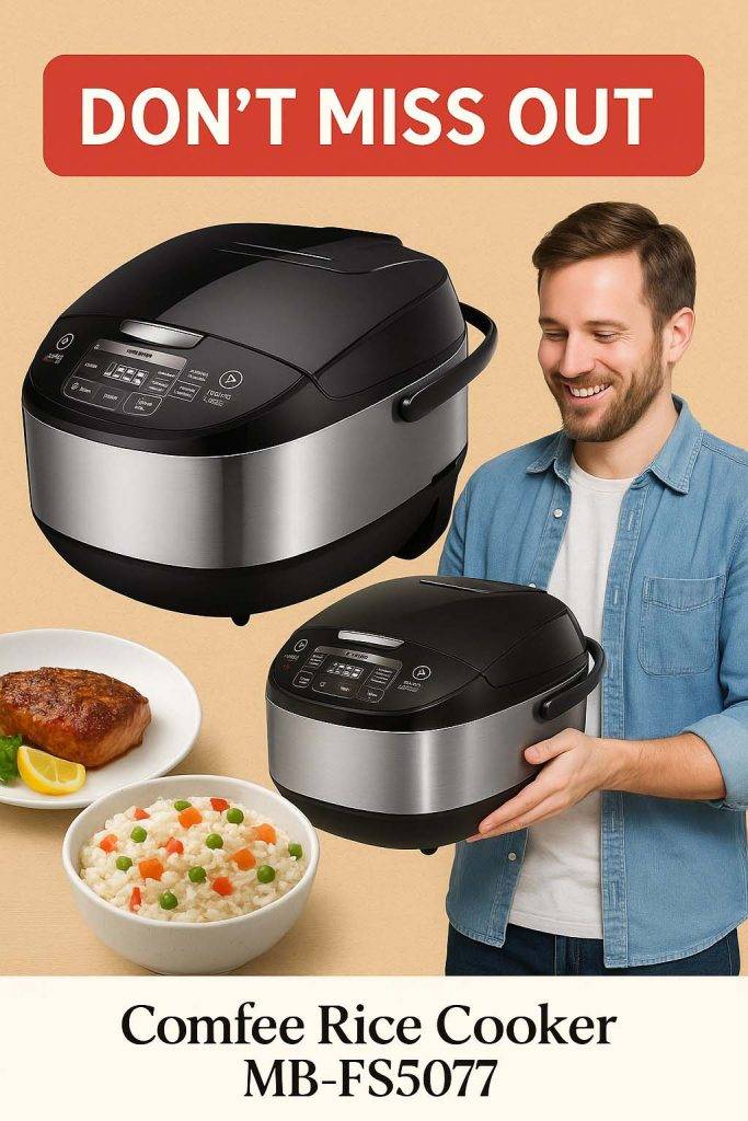 Master Multi-Functional Meals with the Comfee Rice Cooker MB-FS5077