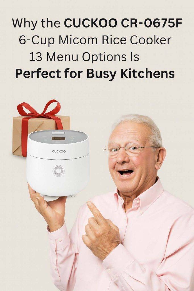 Cuckoo CR-0675F 6-Cup Micom Rice Cooker 13 Menu Options
