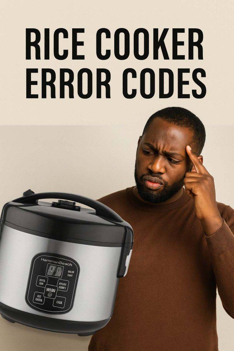 Rice Cooker Error Codes: Common Issues and How to Fix Them