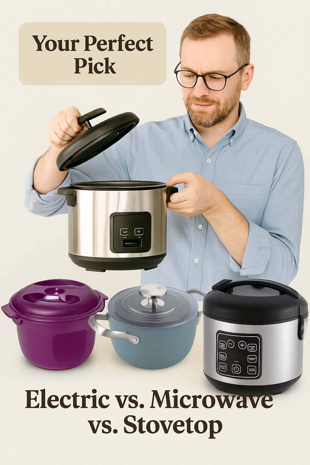 Comparing Rice Cookers: Electric vs. Microwave vs. Stovetop