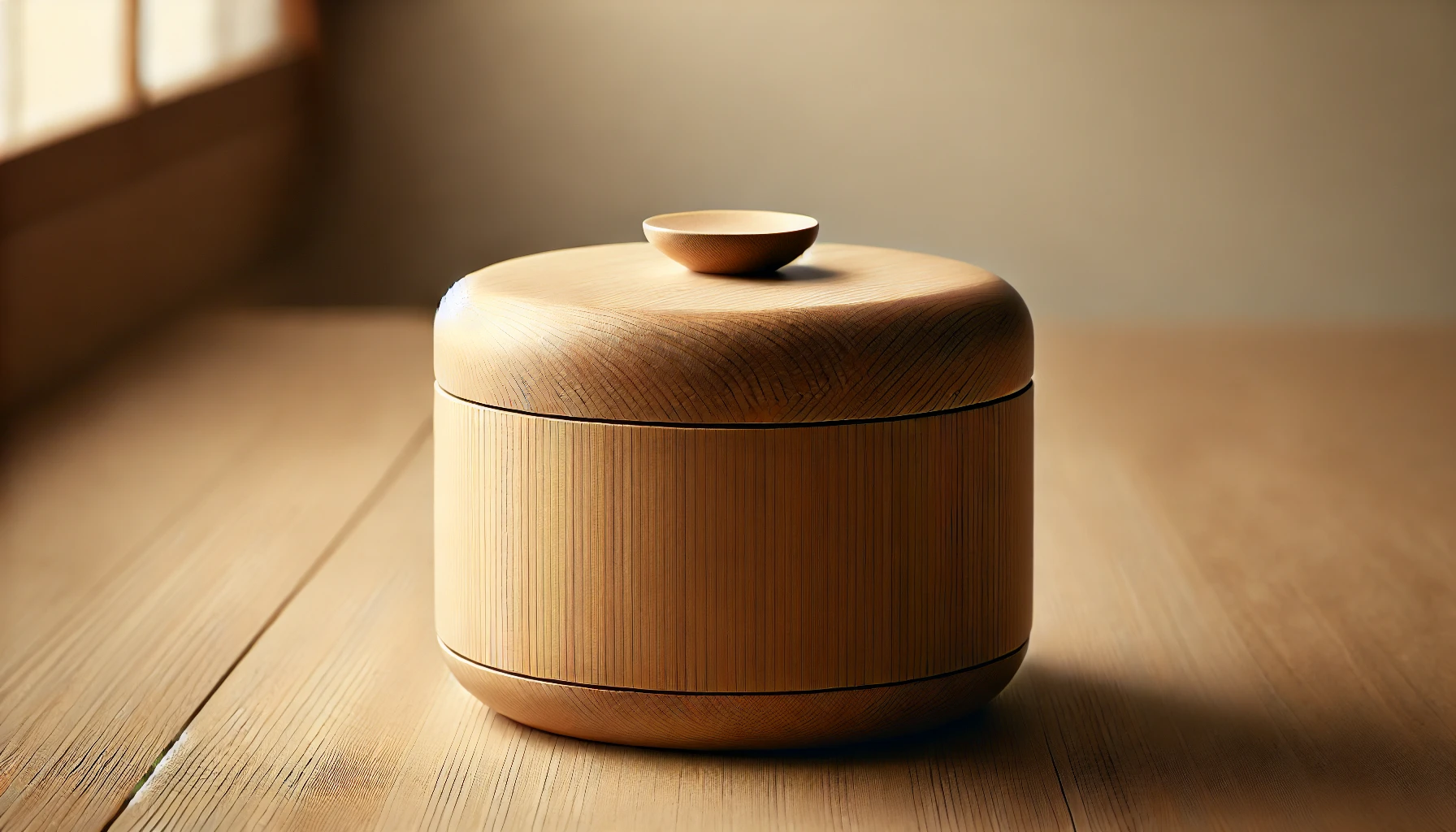 Japanese Wooden Rice Container: Perfect Rice Storage