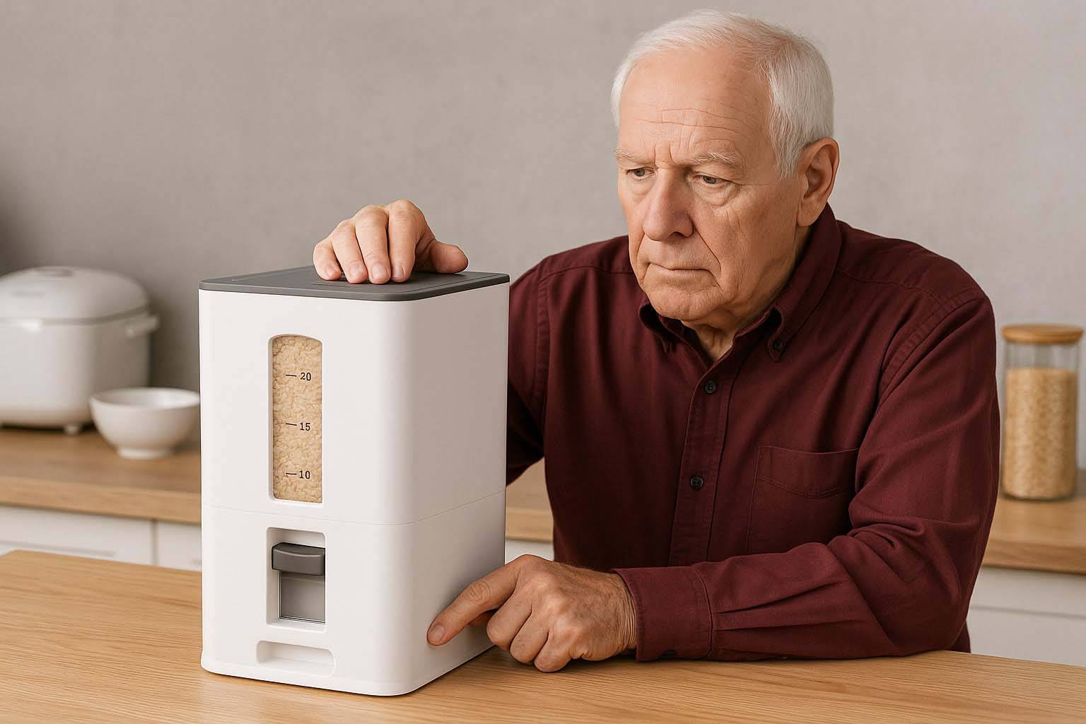 Buy Rice Dispenser 50 lbs Wholesale for Big Savings