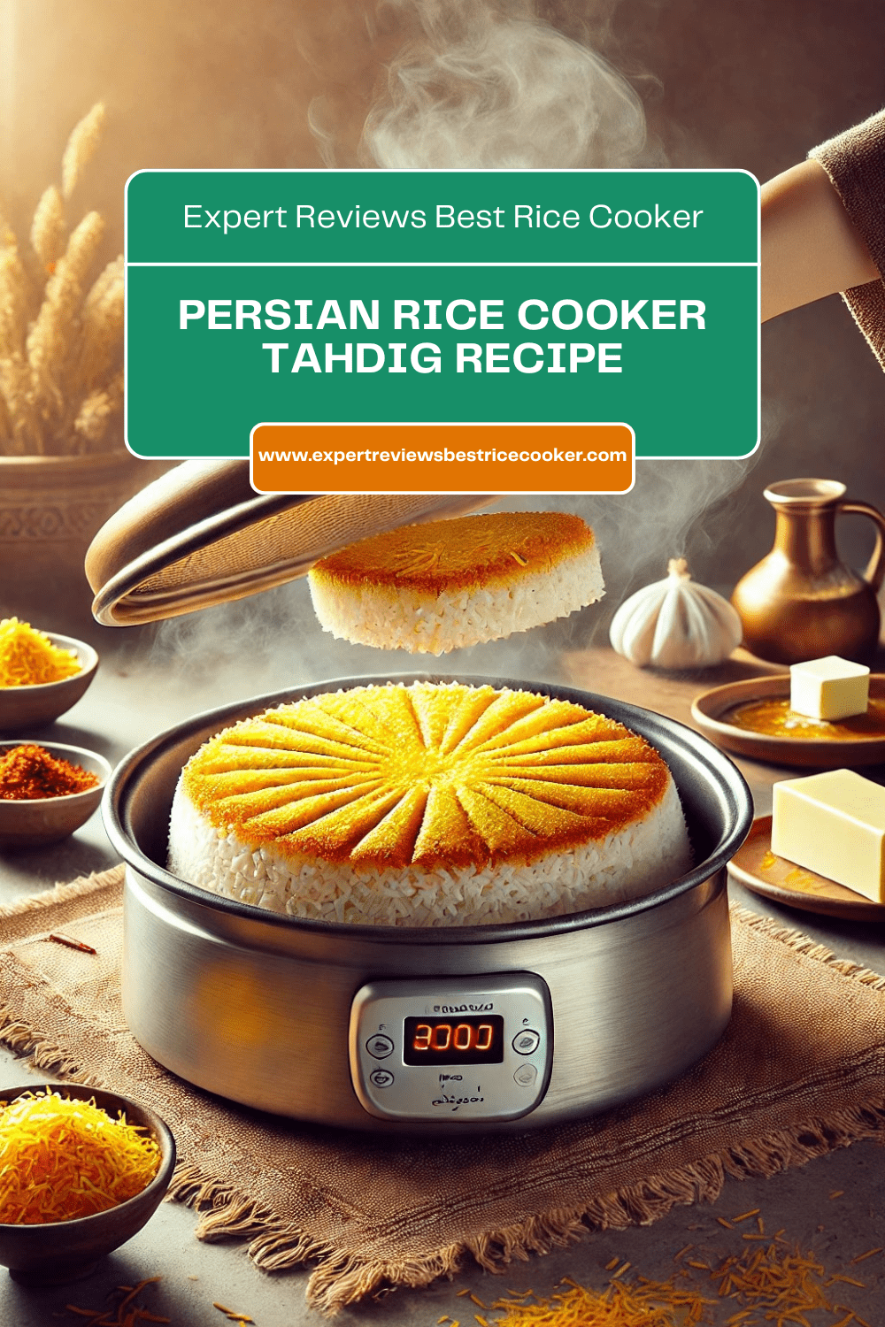 Persian Rice Cooker Tahdig Recipe: Crispy & Delicious