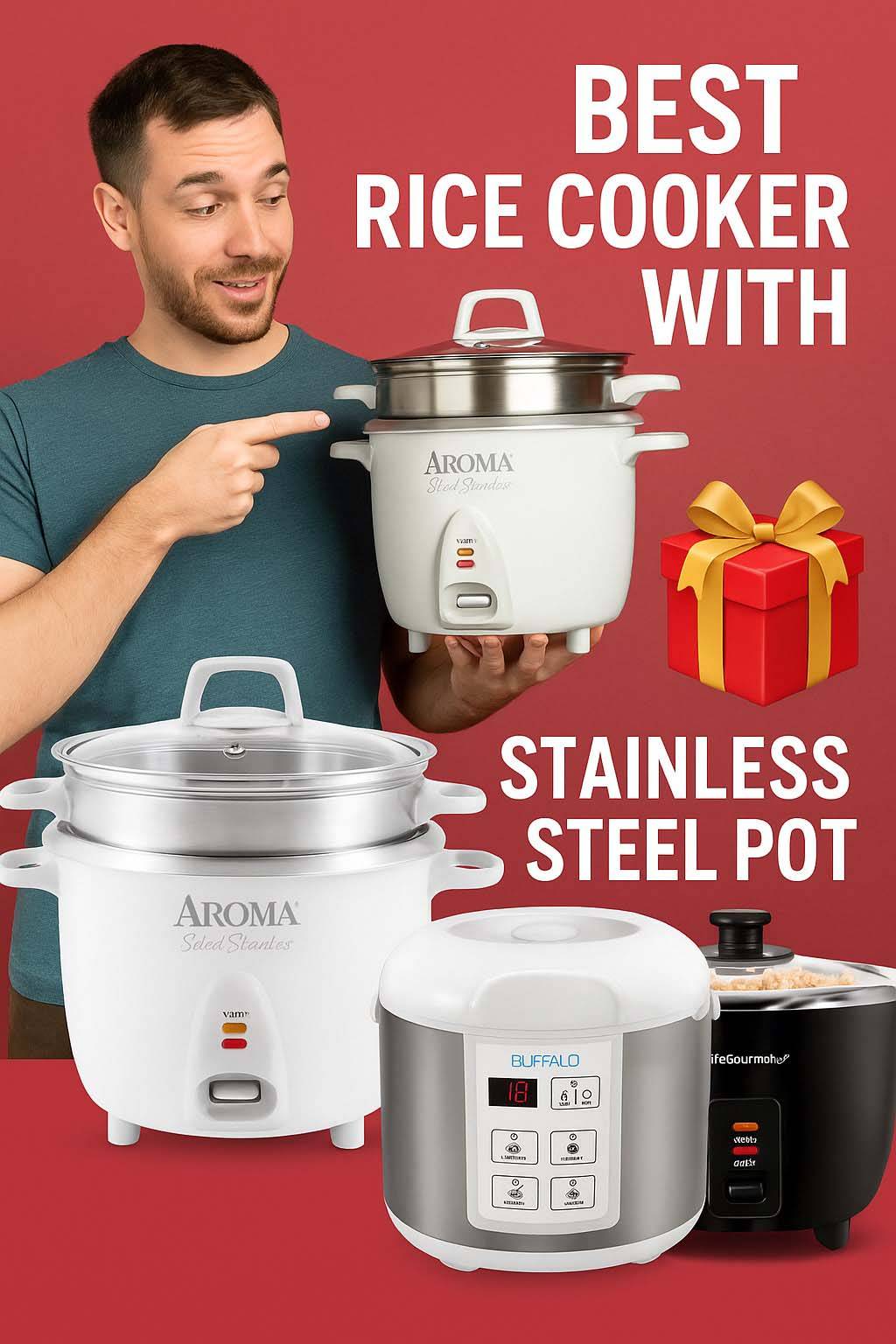 Inspiring Stainless Steel Rice Cooker Pot Images