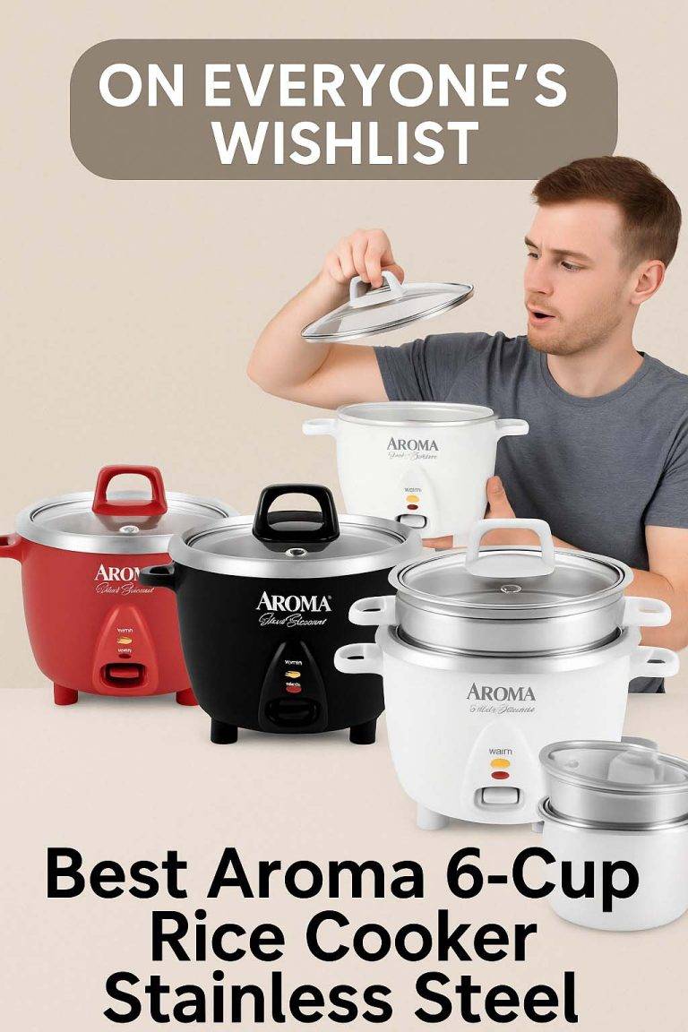Top Aroma 6-Cup Rice Cooker Stainless Steel 2025